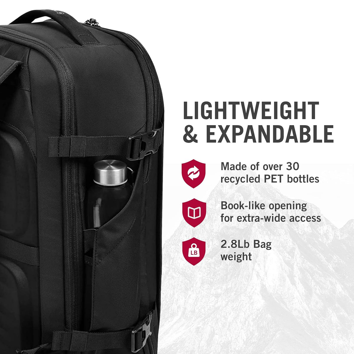 Victorinox Crosslight Boarding Bag(Black) – Bagpoint