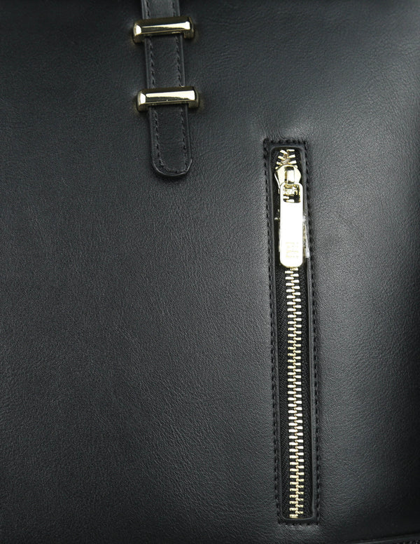 Itti Rosa Laptop Tote (Black) – Bagpoint