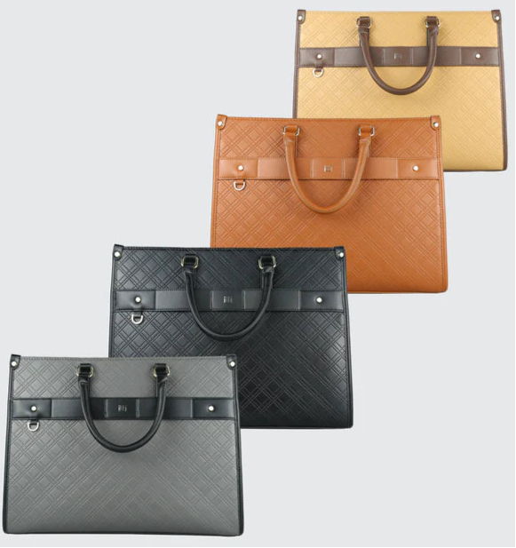 Itti Sophie Laptop Tote (Tan) – Bagpoint